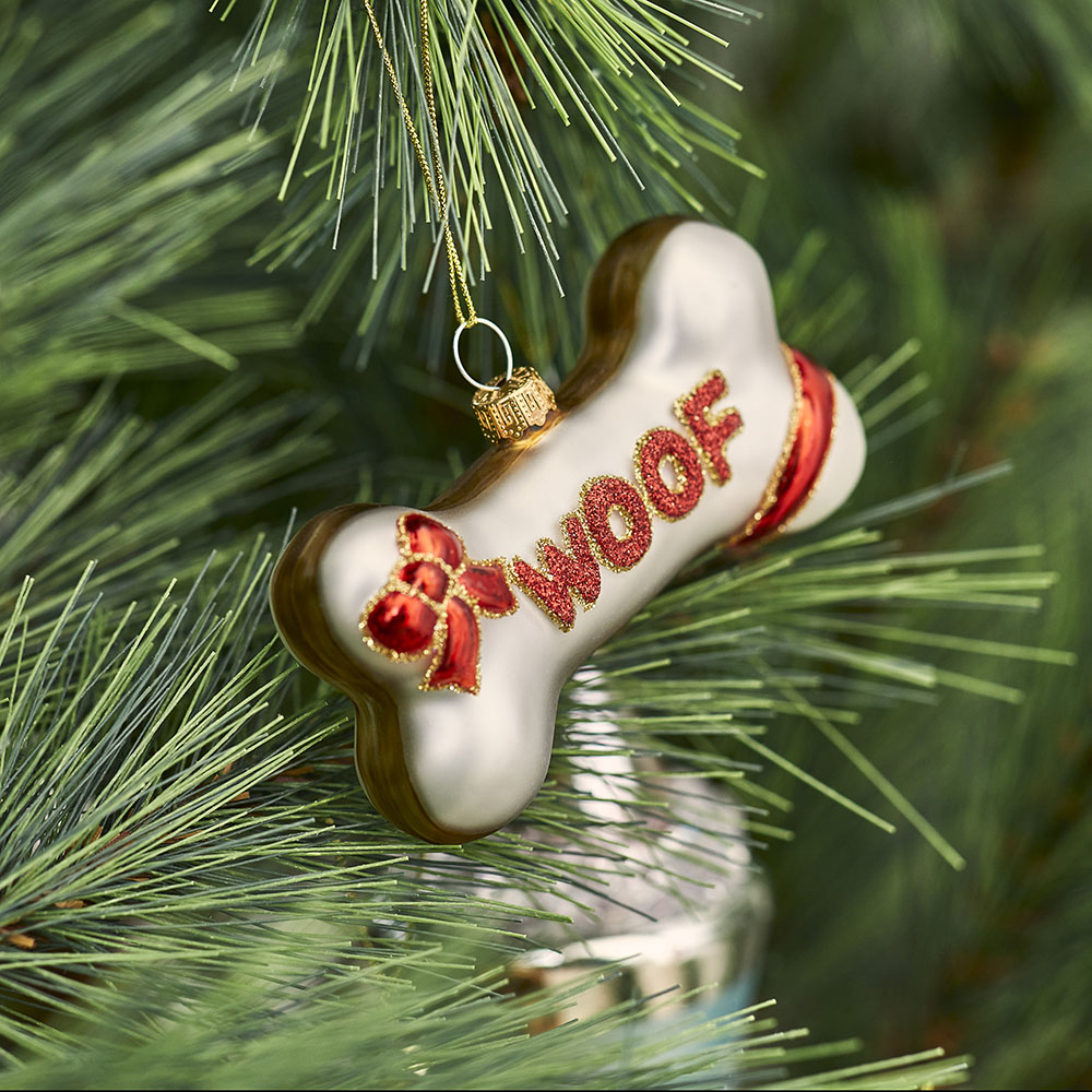 Vintage Glass Woof Bone | Adairs