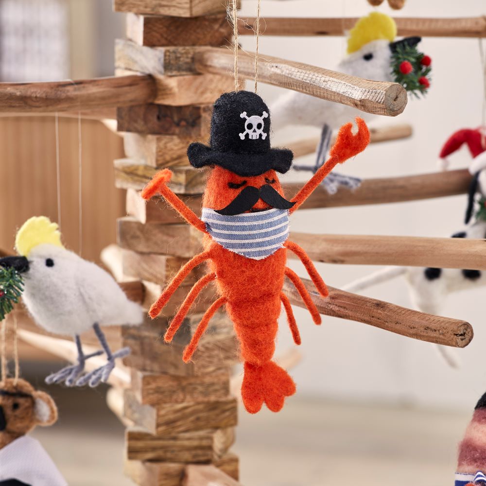 Felted Lobster Pirate Friend | Adairs