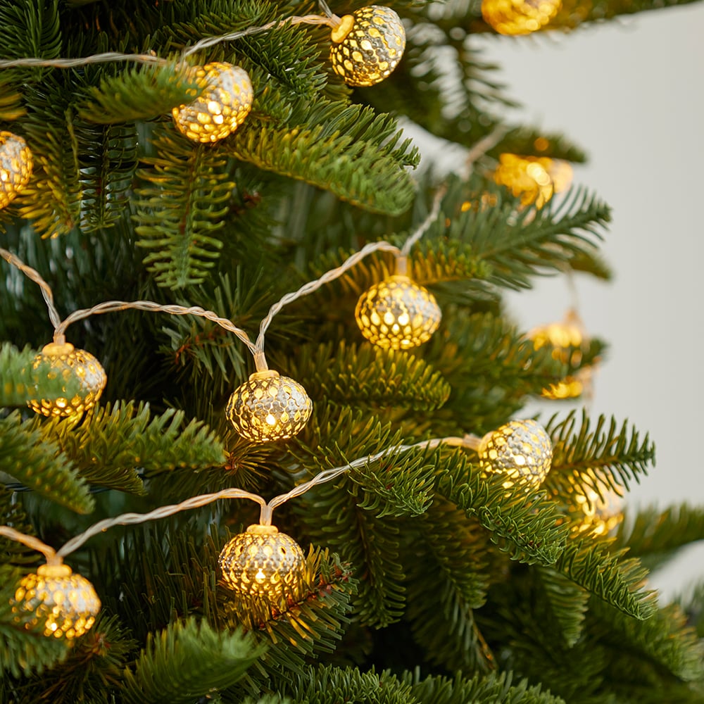 Harlequin Silver Luxe String Lights | Adairs