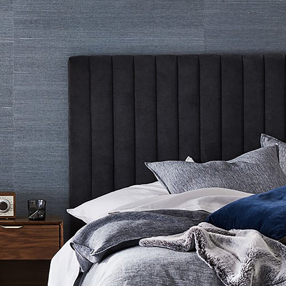 Charcoal bed head store