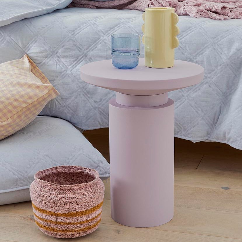 Orson Mauve Side Table | Adairs