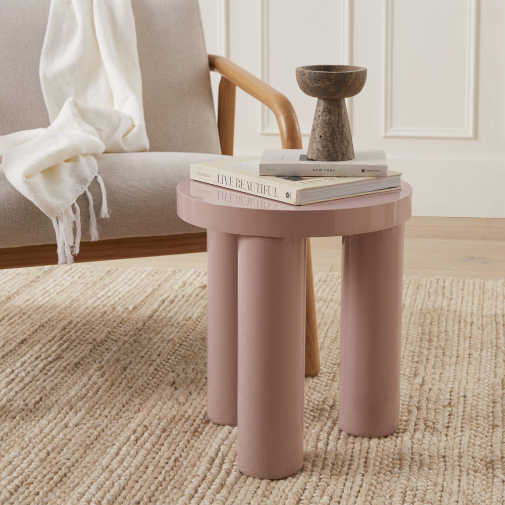Cygnet Lilac Side Table | Adairs