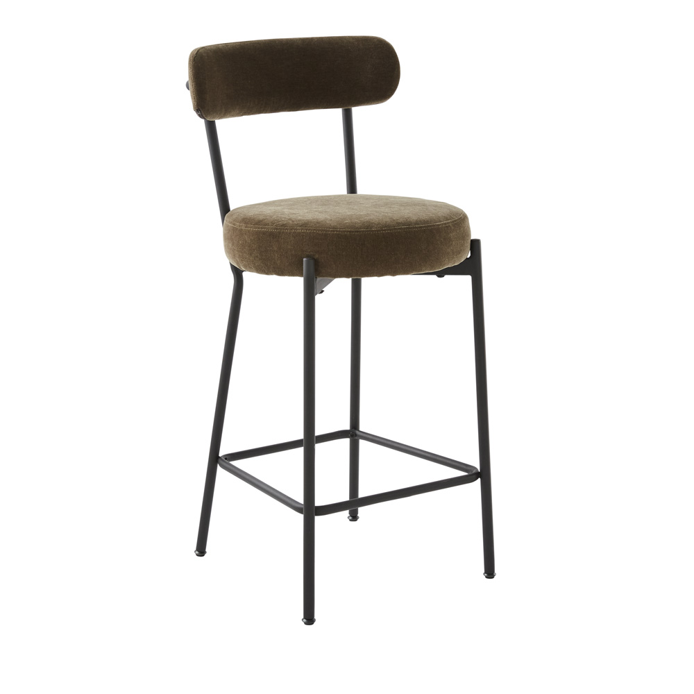 Remi Deep Moss Counter Chair | Adairs