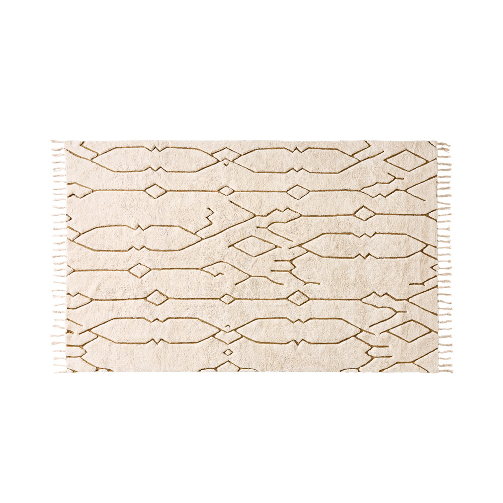 Caledonia Natural & Tobacco Rug | Adairs