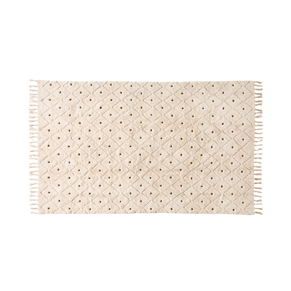 Freya Natural & Tobacco Rug | Adairs