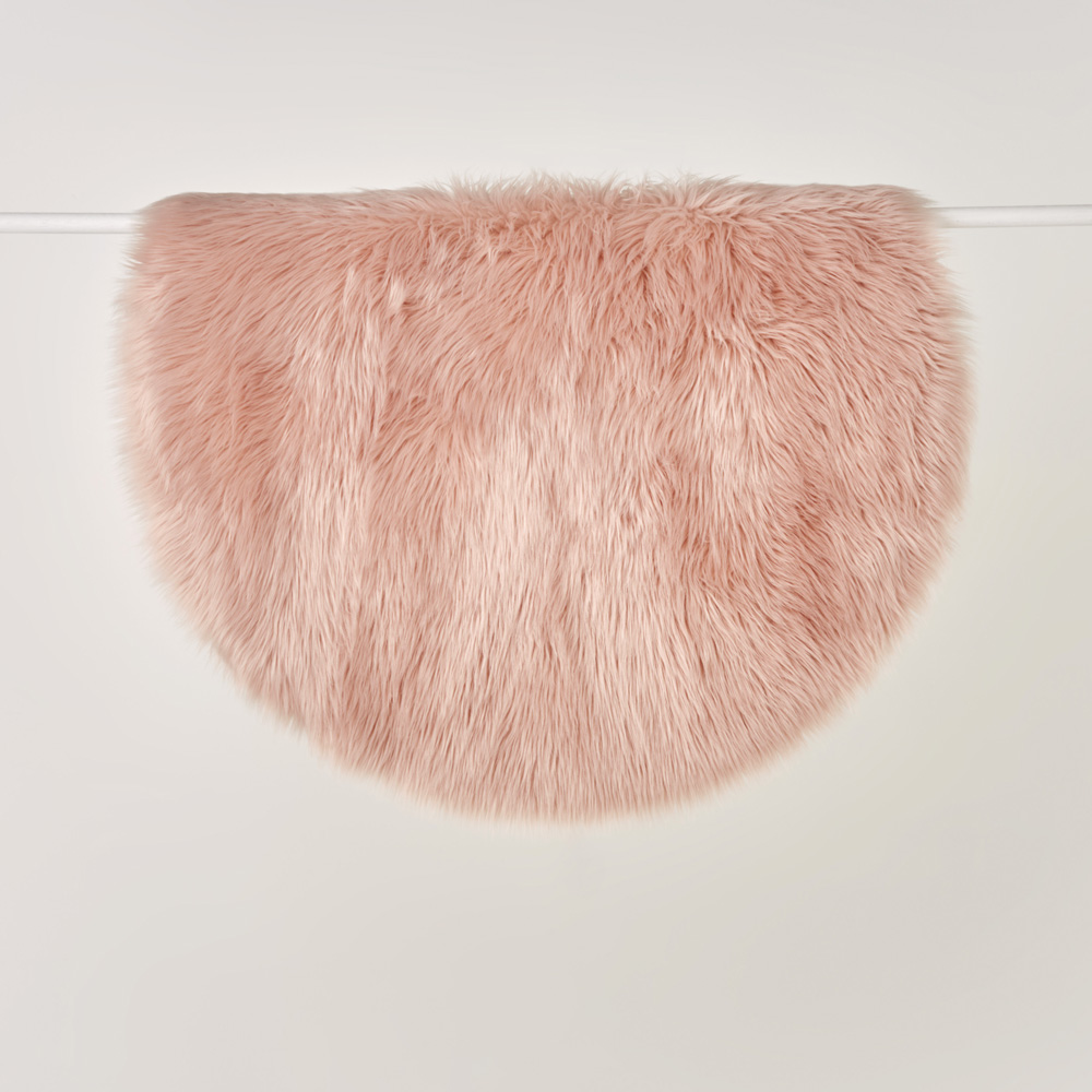Pink Round Polar Rug | Adairs
