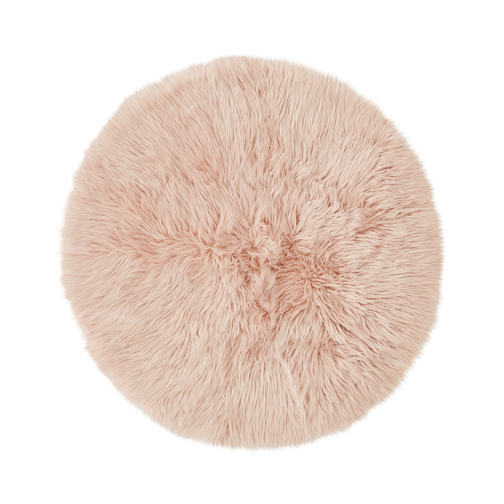 Pink Round Polar Rug | Adairs