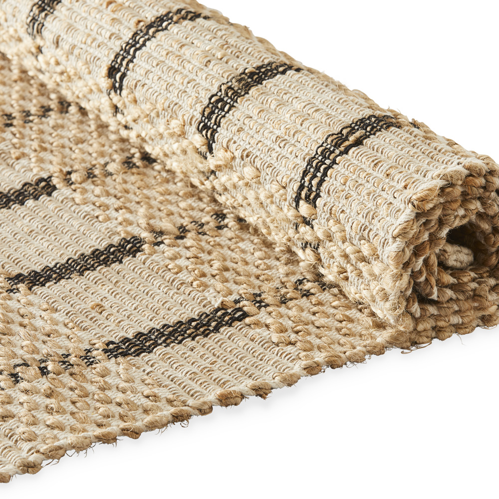 Bali Black & Jute Indoor Mat | Adairs