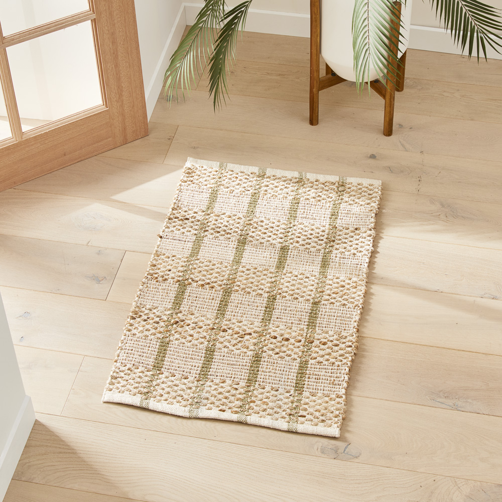 Bali Olive & Jute Indoor Mat | Adairs