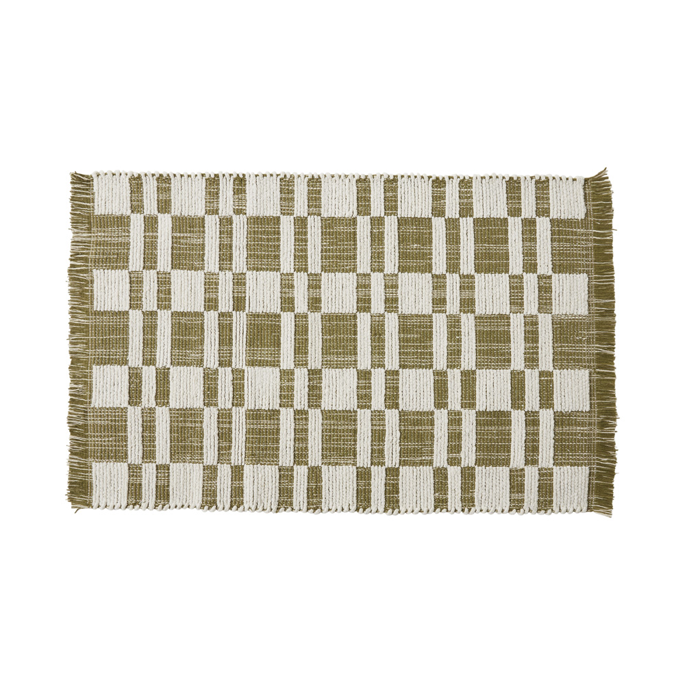 Curtis Khaki Indoor Mat | Adairs