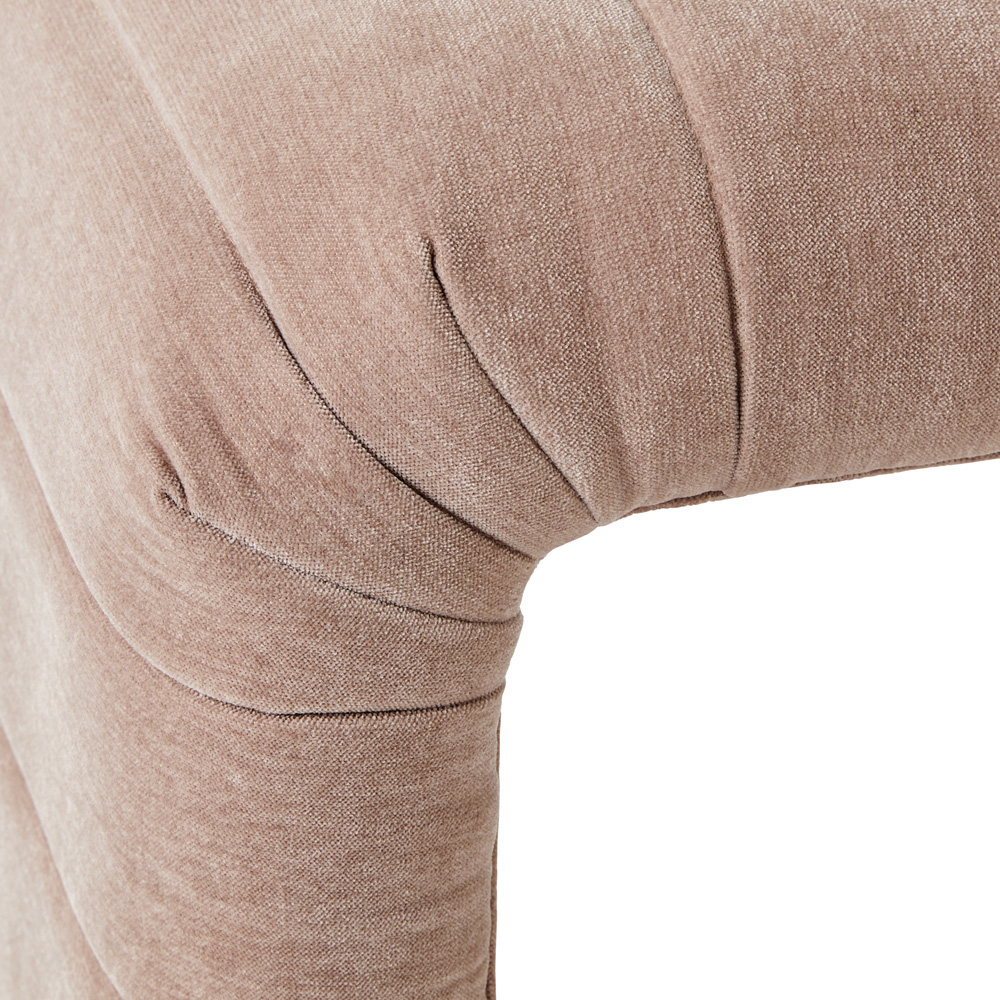 Carson Dusty Rose Ottoman | Adairs