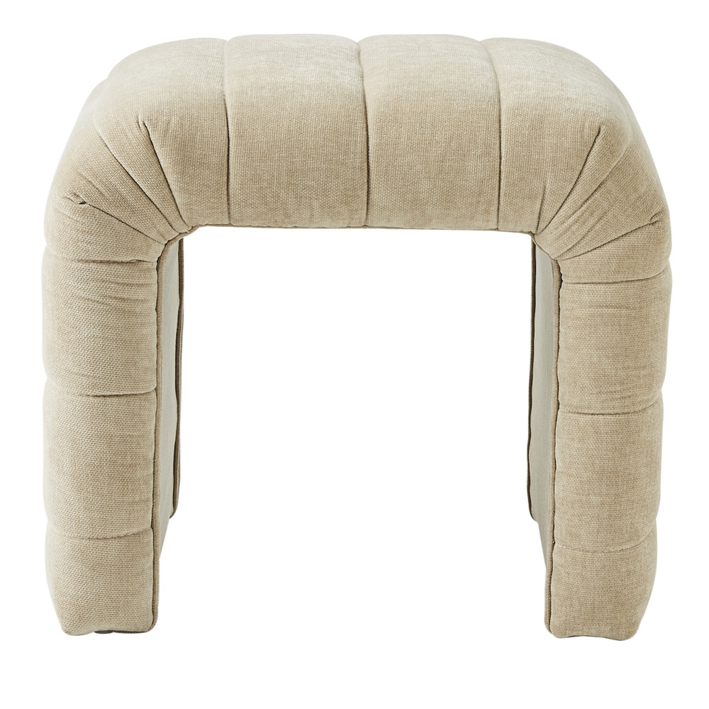Carson Natural Ottoman | Adairs