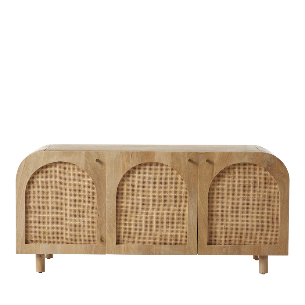 Bodhi Natural 3 Door Sideboard | Adairs