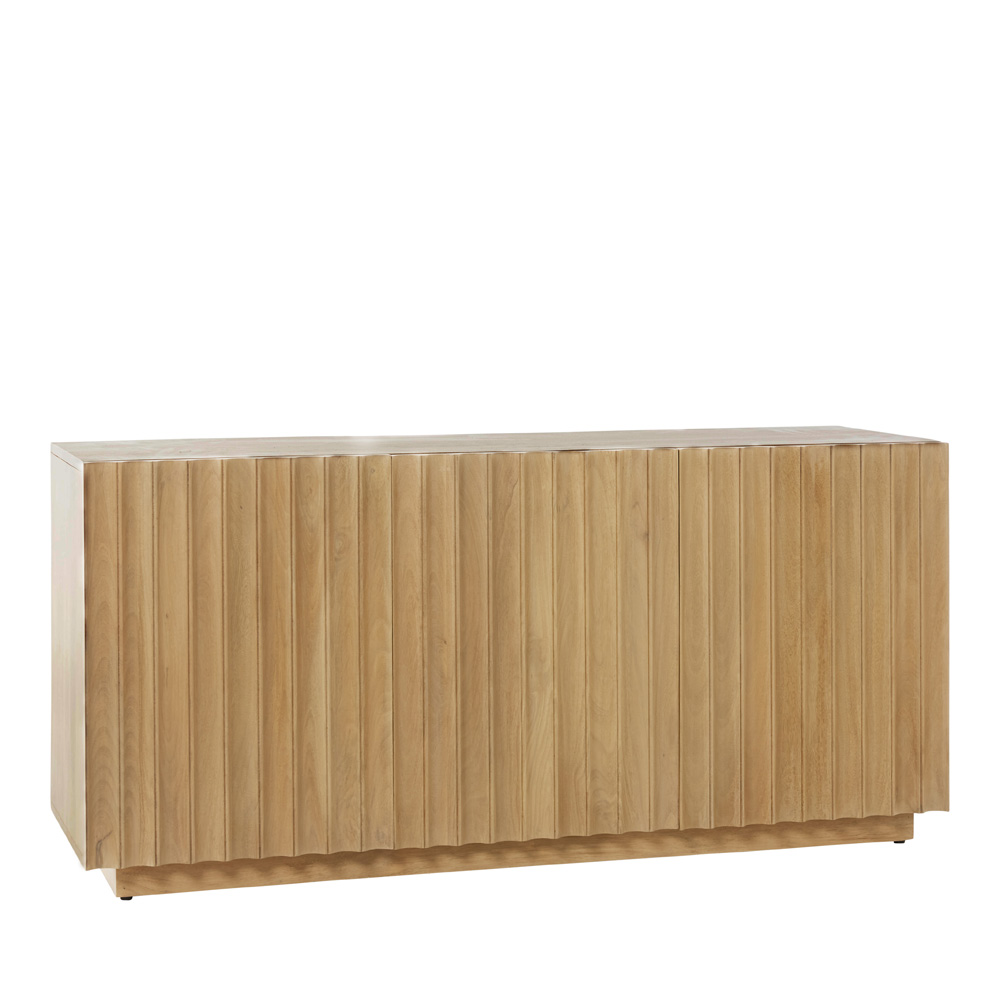 Bari Natural 3 Door Sideboard Adairs