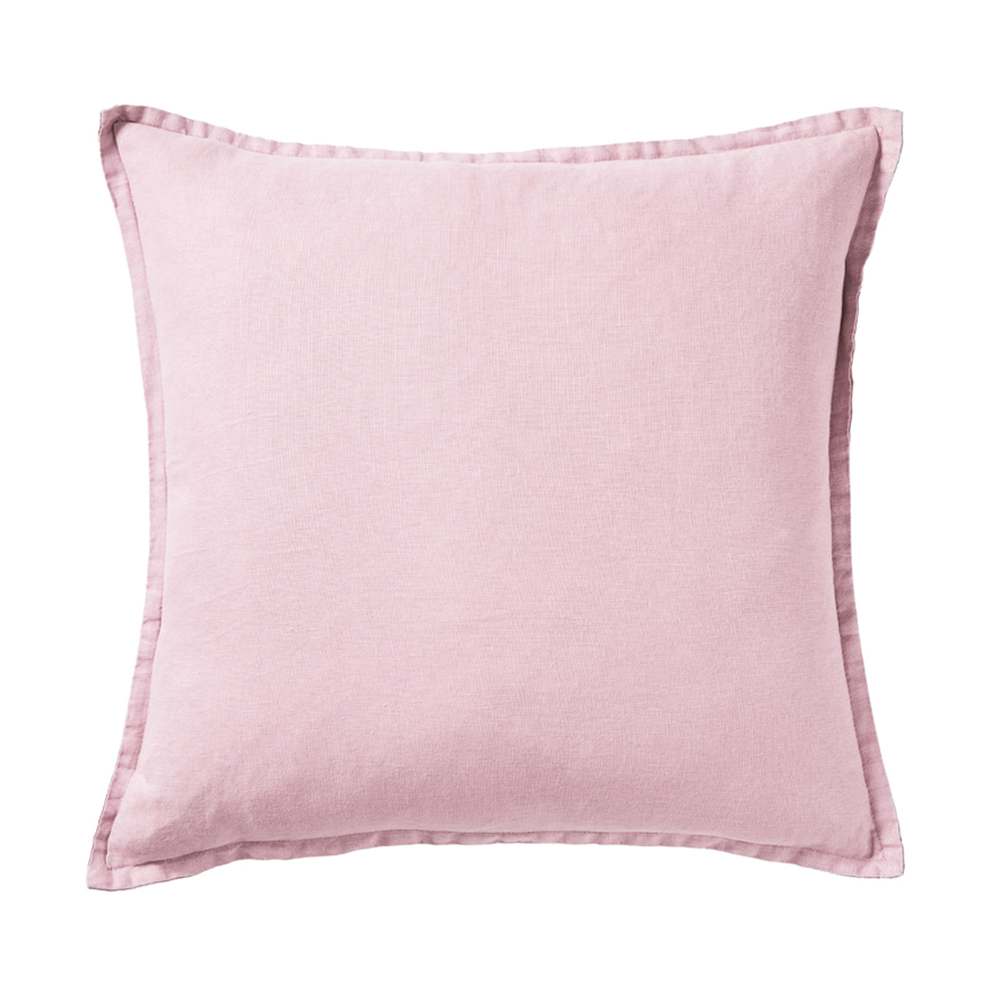 Belgian Vintage Washed Linen Lilac Cushion | Homewares | Adairs