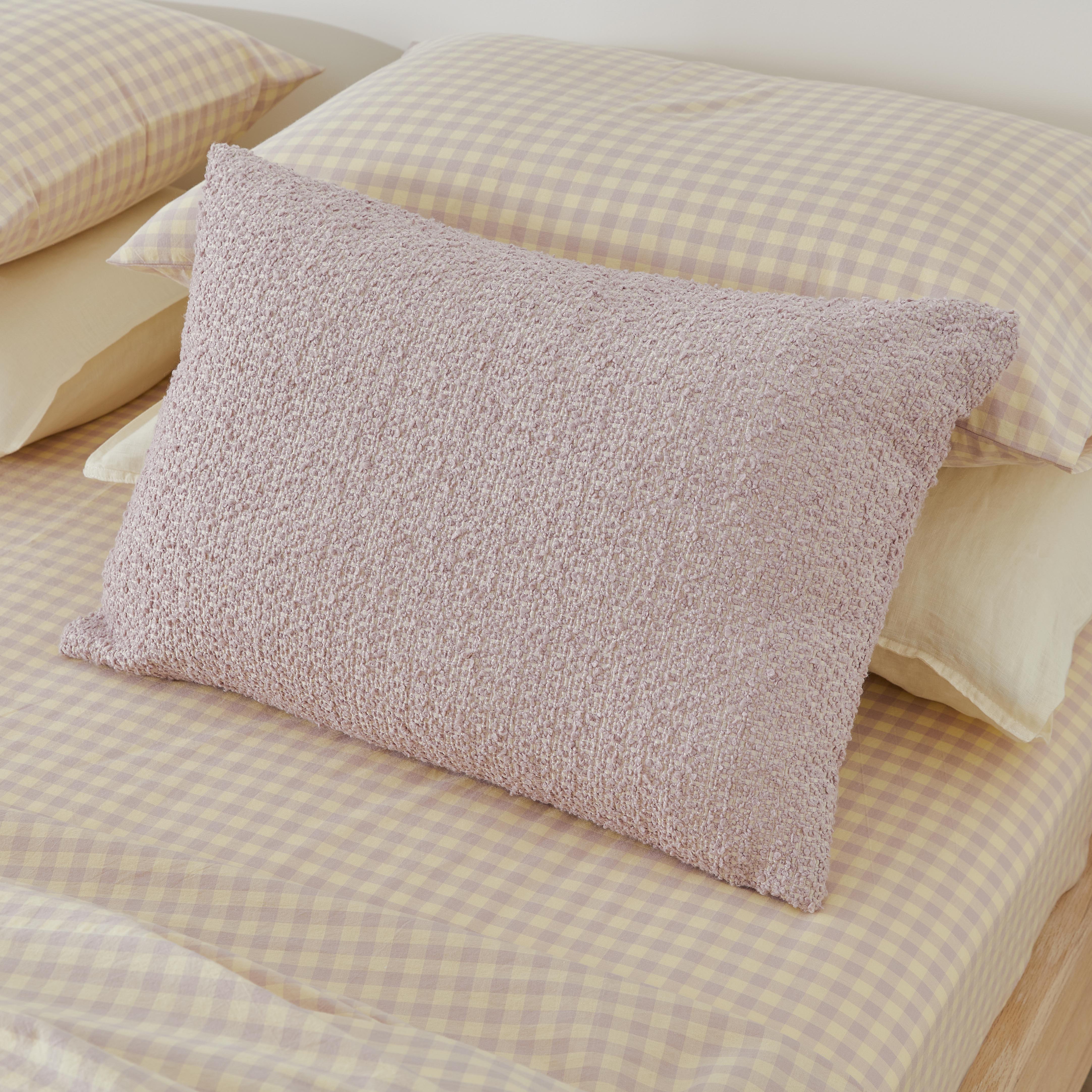 Otis Long Wisteria Boucle Cushion | Adairs