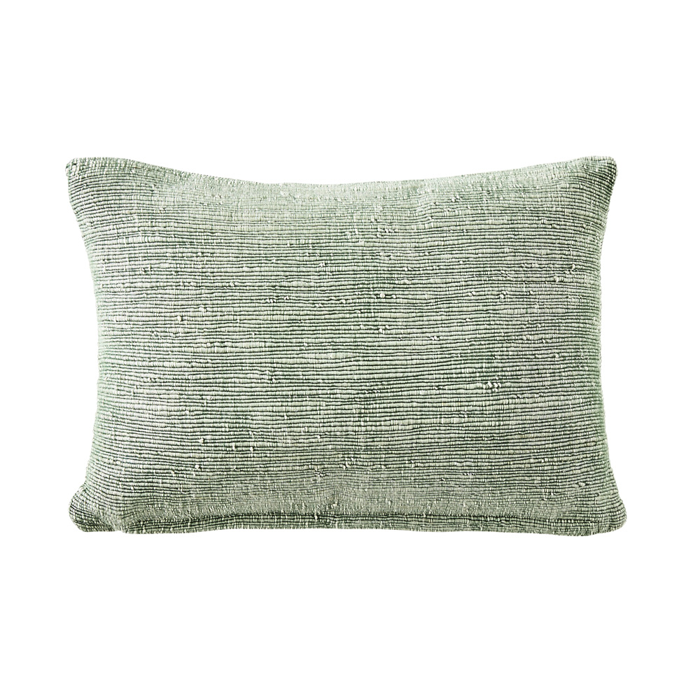 Caspian Green & White Long Cushion | Adairs