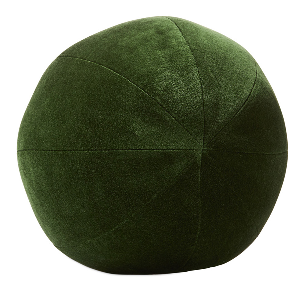 Bombay Olive Ball Velvet Cushion | Adairs