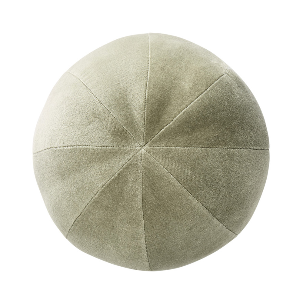 Bombay Sage Ball Velvet Cushion | Adairs