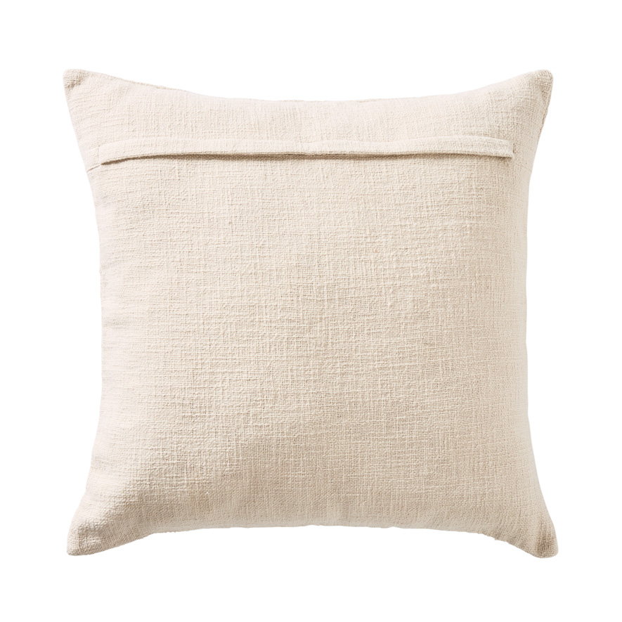 Priya Floral Natural Tufted Cushion | Adairs