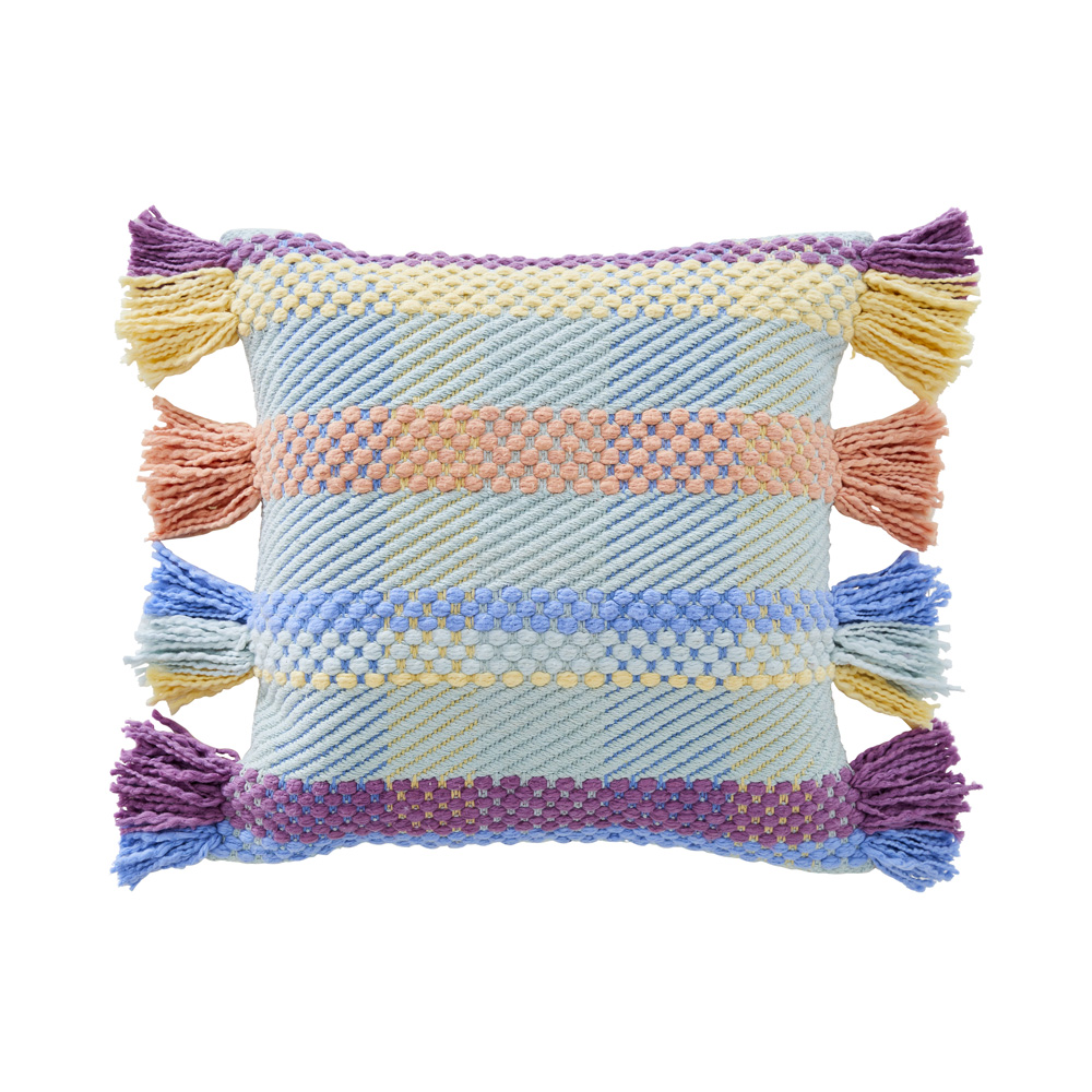 Leona Light Blue Cushion | Adairs