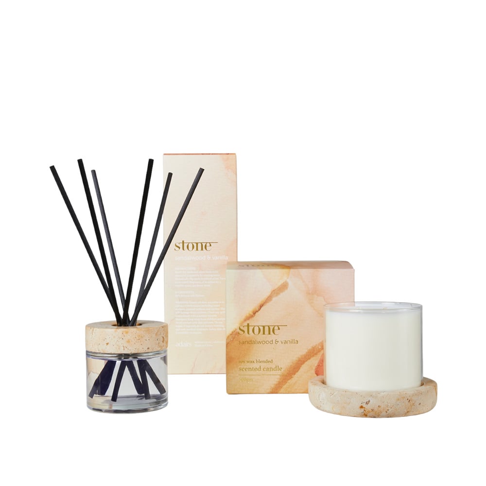 Stone Sandalwood & Vanilla Diffuser 200ml | Adairs