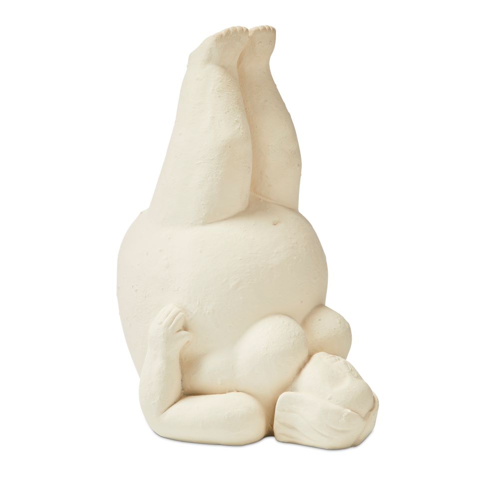 Yoga Romulus White Legs Up Statue | Adairs