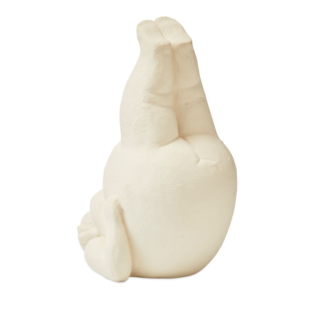 Yoga Romulus White Legs Up Statue | Adairs