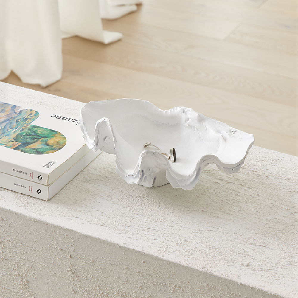 Marine Life Half Clam Statue | Adairs