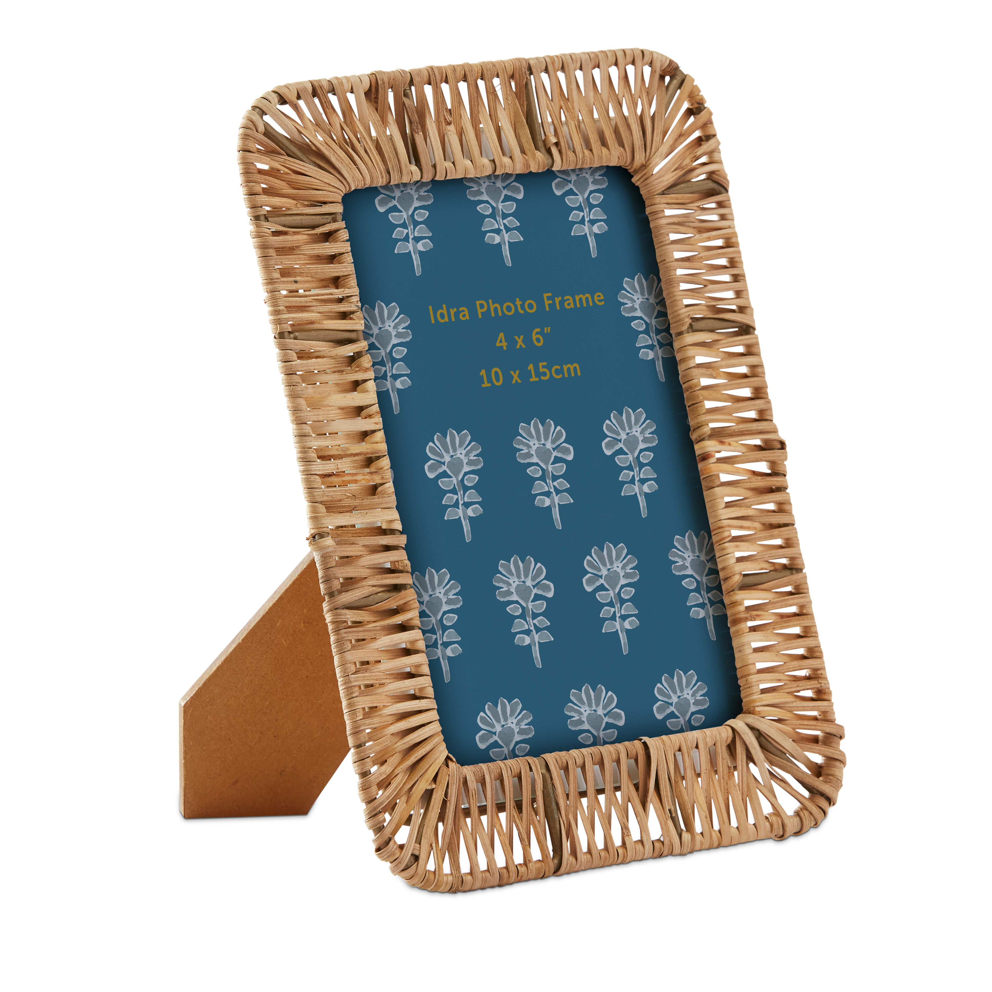 Idra Natural Bamboo Braided Photo Frame | Adairs