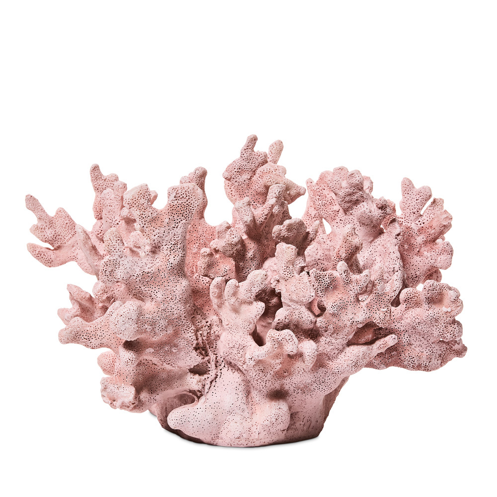 Byron Light Pink Coral Statue | Adairs