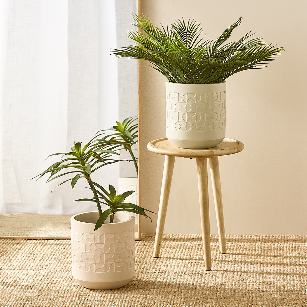 Palm Springs Sandstone Pot | Adairs