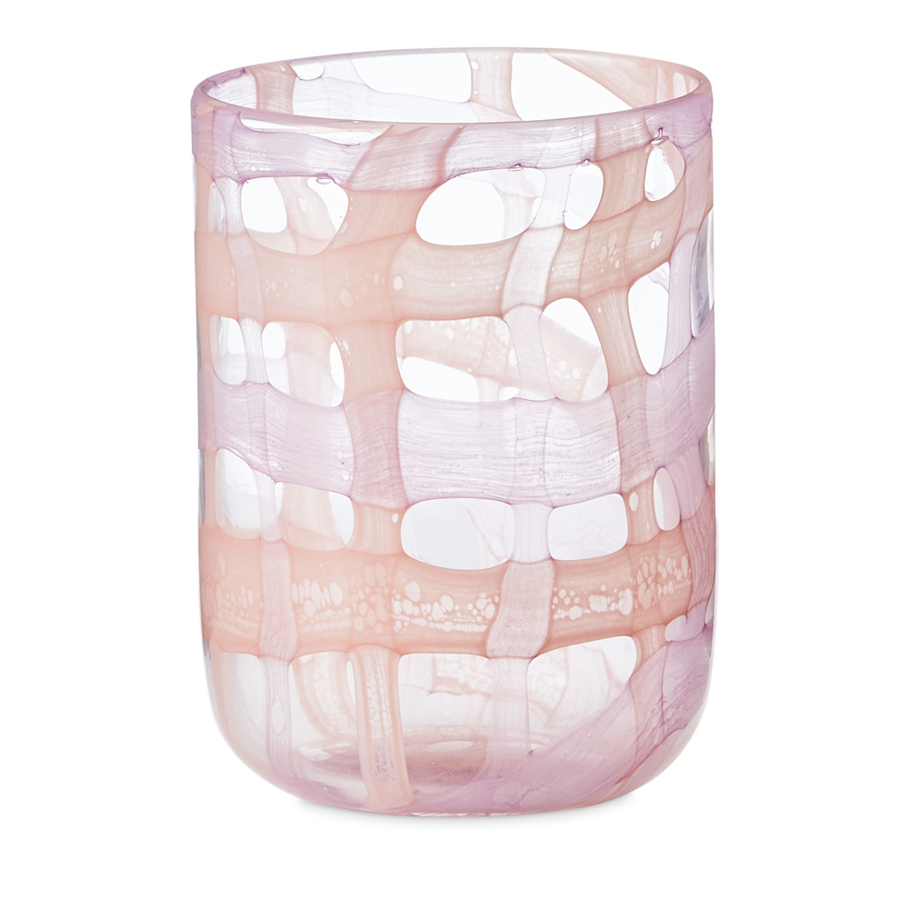 Lattice Pink & Lilac Vase | Adairs