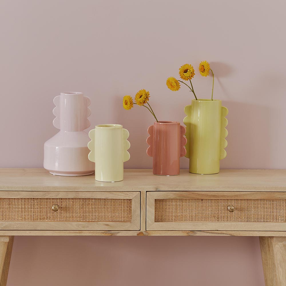 Sunset Chartreuse Vase | Adairs