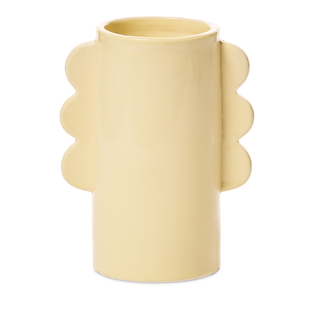 Sunset Pale Yellow Vase | Adairs