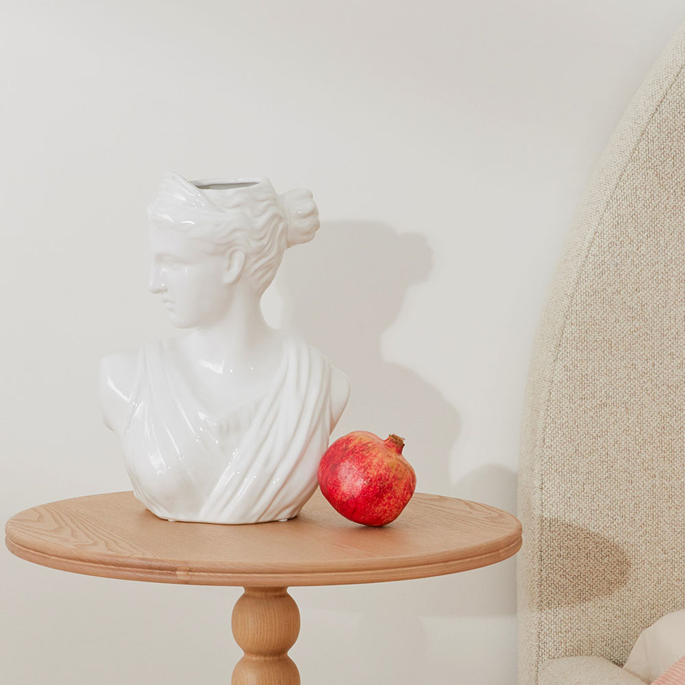 Grecian Venus White Vase | Adairs