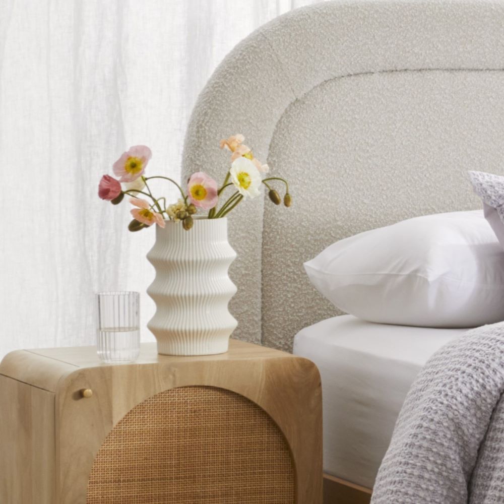 Citron White Ripple Vase | Adairs