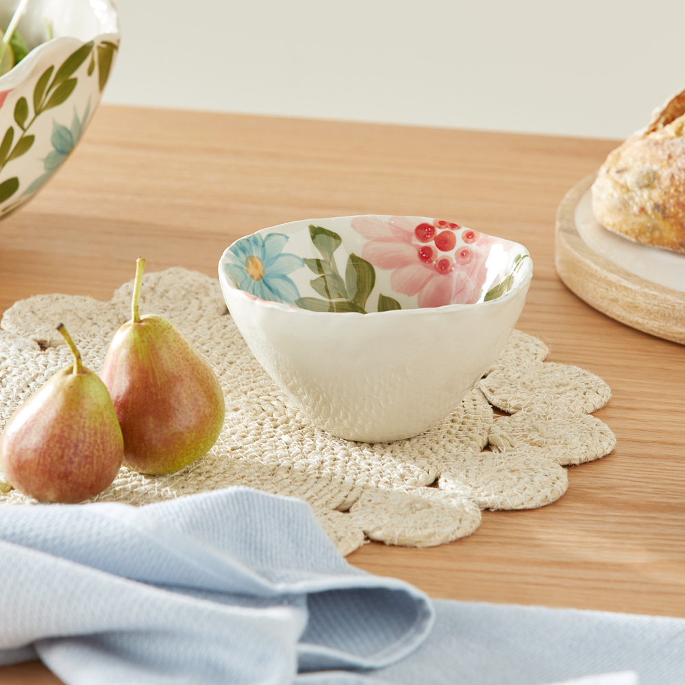 La Fleur Green Vine Servingware | Adairs