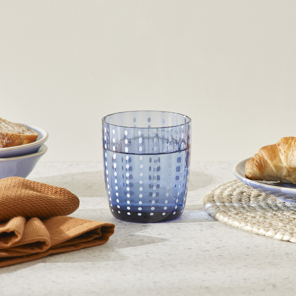 Amelia Sapphire Blue Drinkware | Adairs