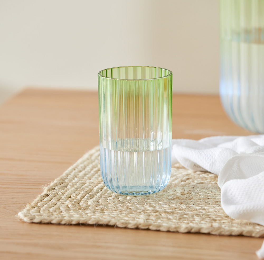 Positano Blue & Green Drinkware | Adairs