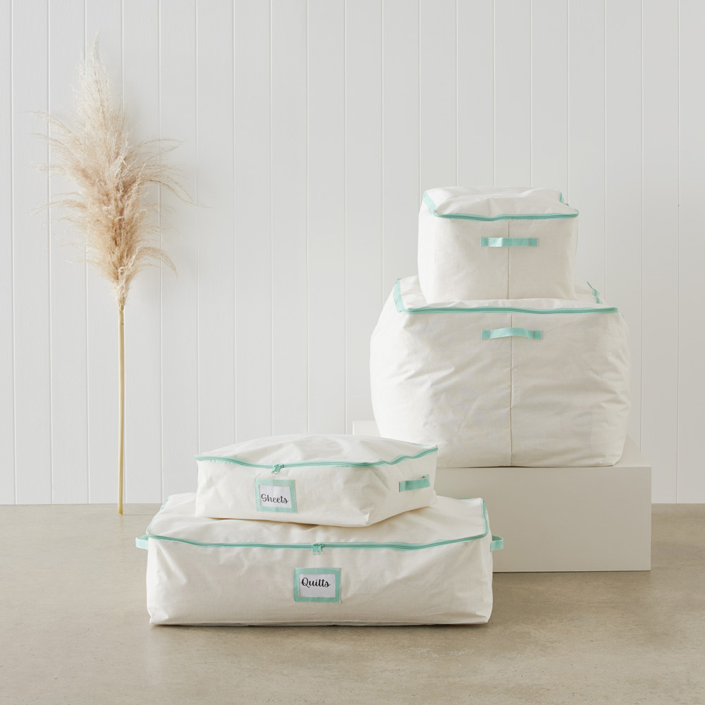 Storage Natural & Mint Bags | Adairs