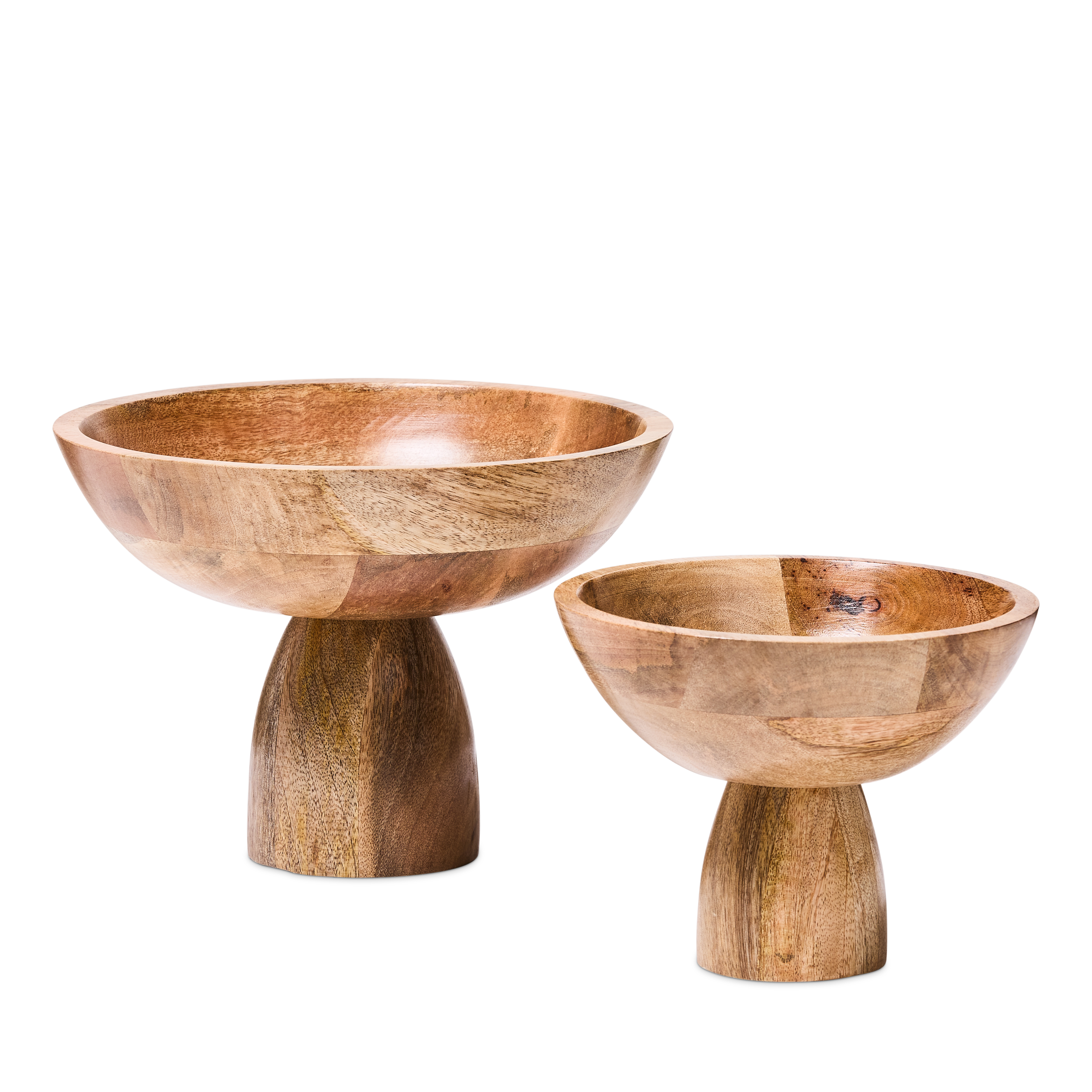 Madeira Natural Pedestal Bowl | Adairs