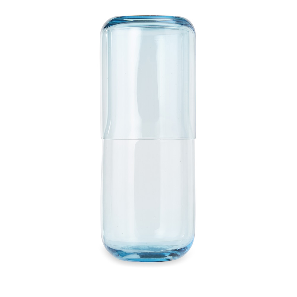 Chelsea Light Blue Carafe & Tumbler | Adairs