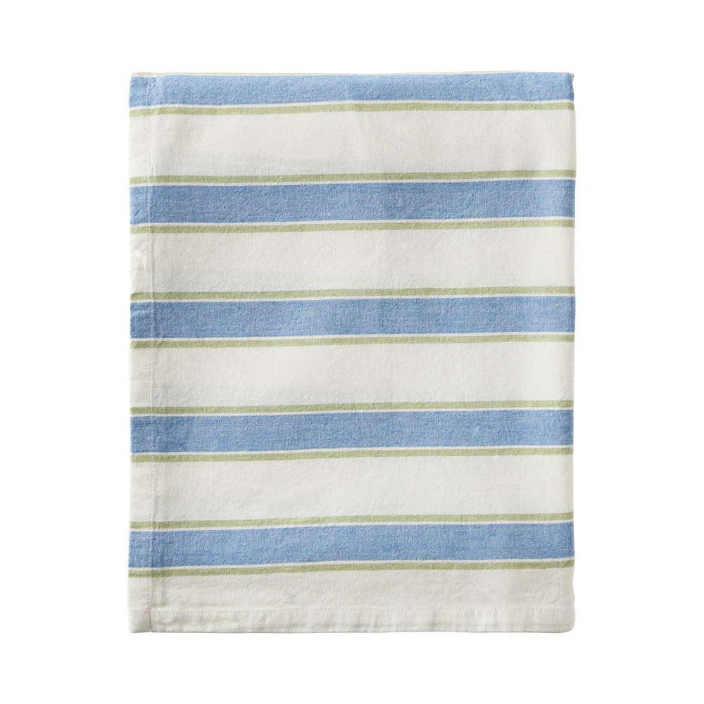 Mallorca Blue & Green Stripe Table Linen | Adairs