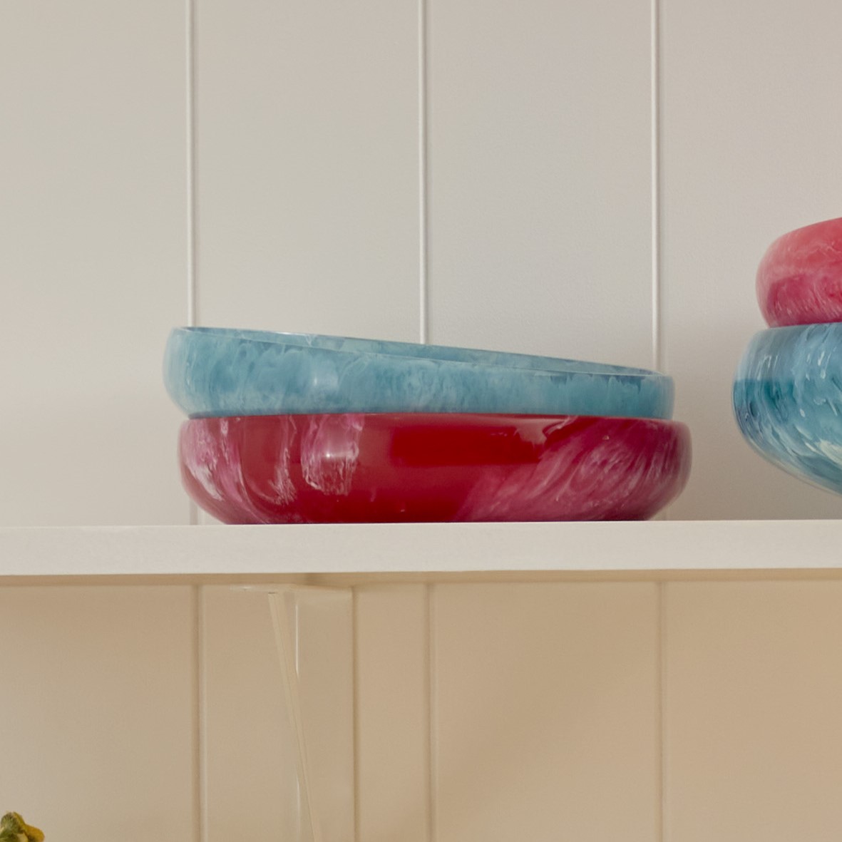 Calypso Raspberry Resin Medium Serving Bowl | Adairs