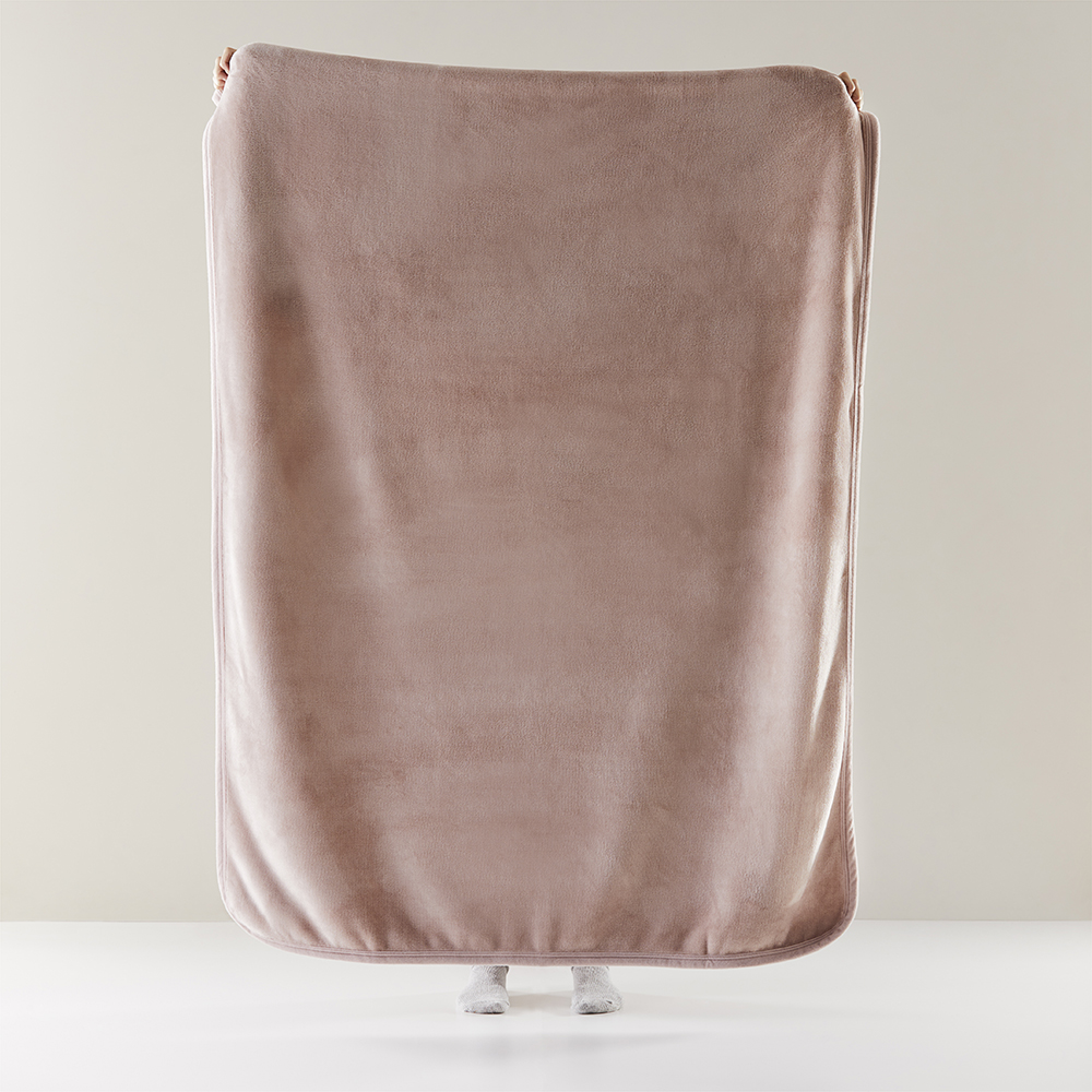 Sherpa Pink Salt Throw | Adairs