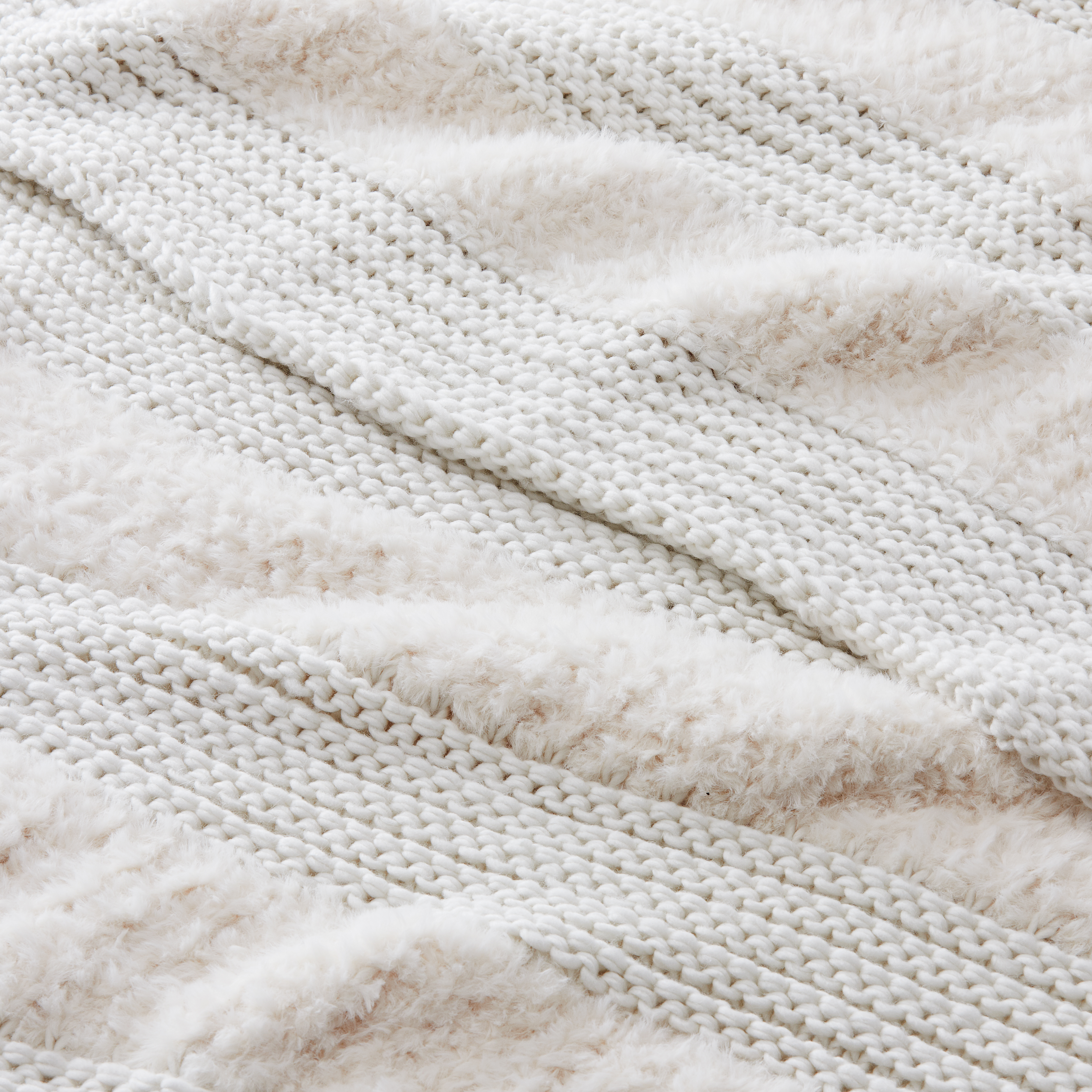 OLD CODE Kirby White Stripe Throw | Adairs