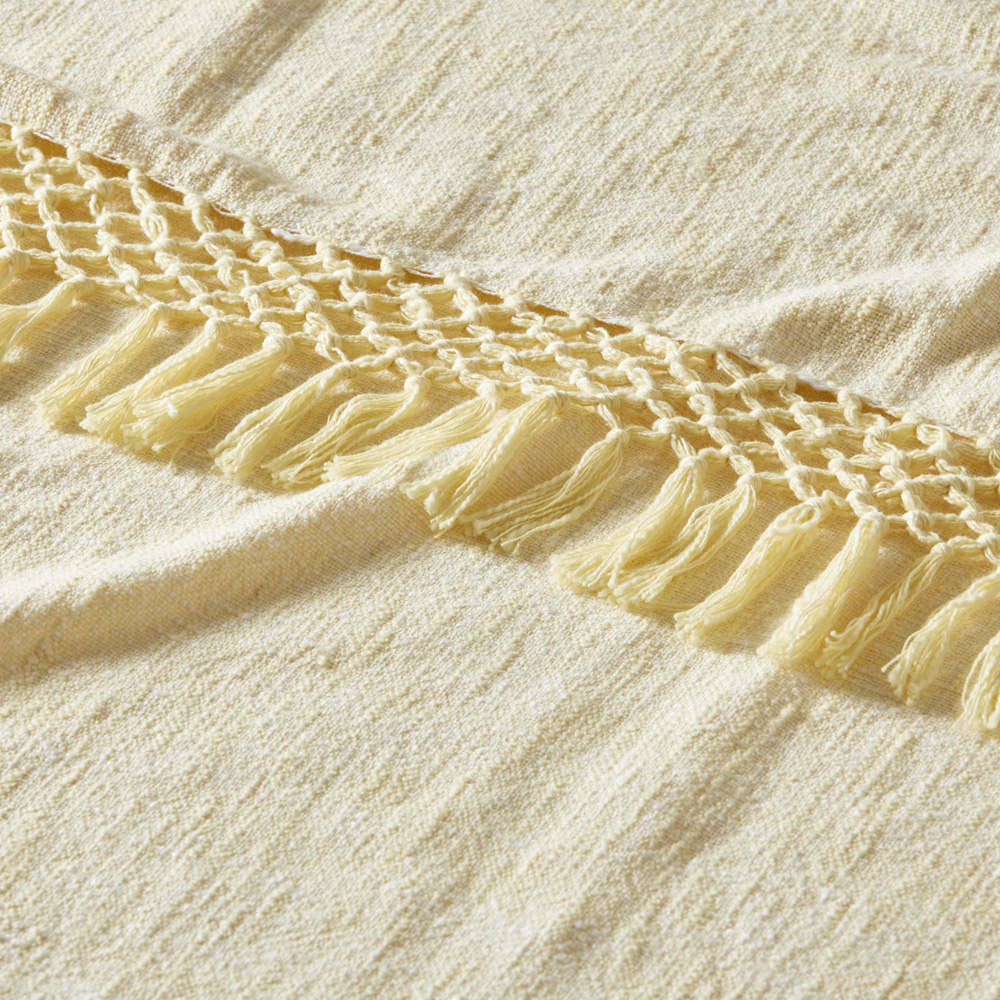 Macrame Lemon Sorbet Knot Marle Throw | Adairs