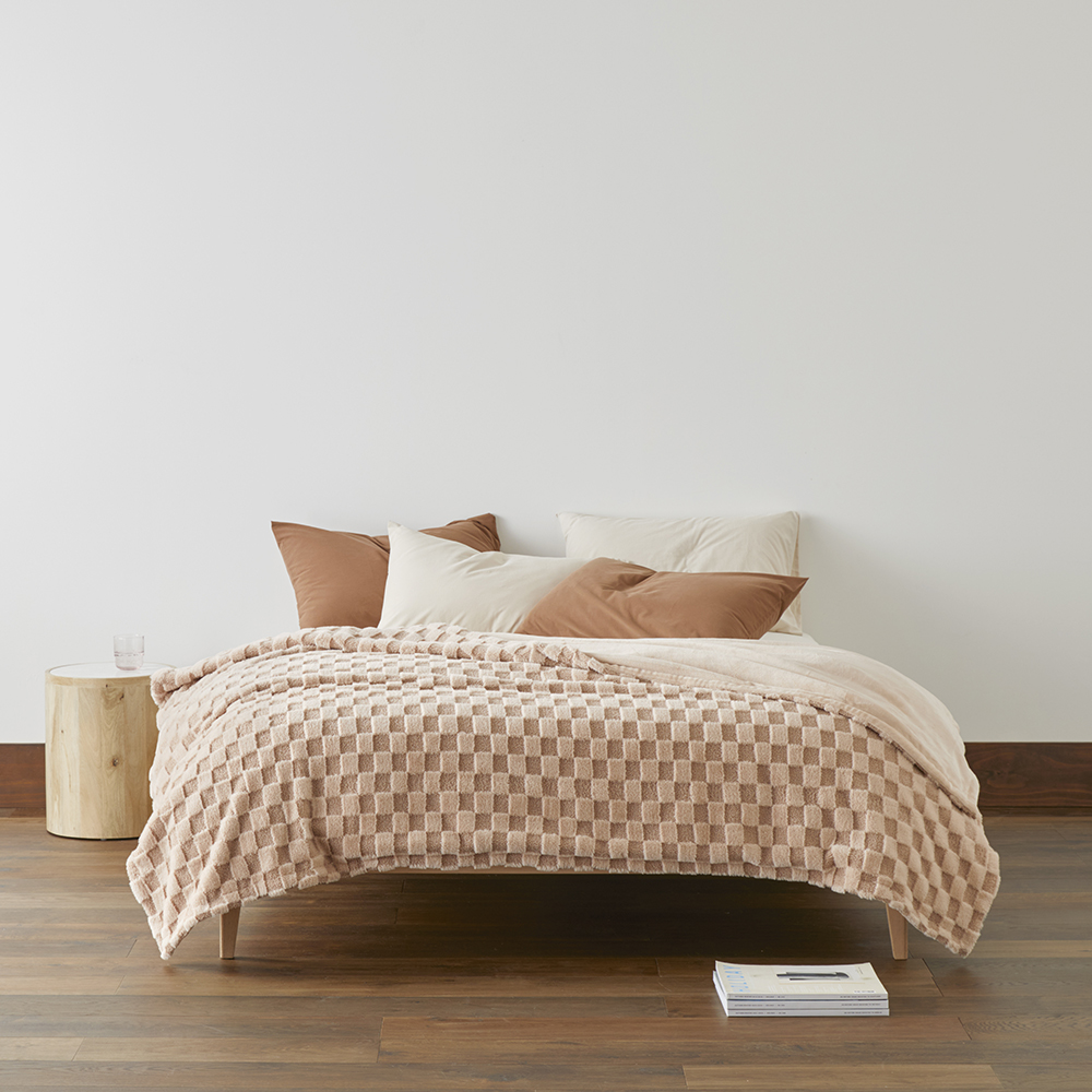 Estonia Earth Check Blanket | Adairs