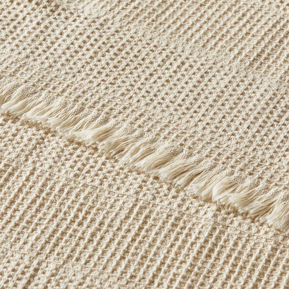 European Collection Natural Tallinn Throw | Adairs